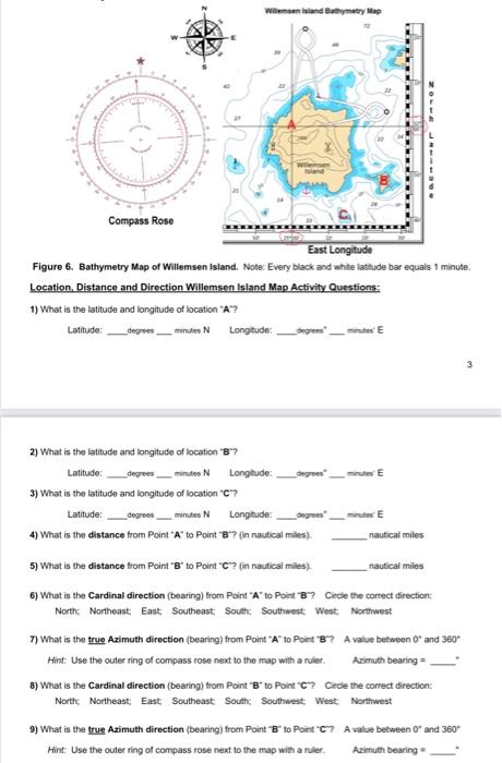 1) What is the latitude and longitude of location | Chegg.com