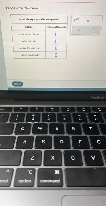 Solved Complete the table below. | Chegg.com