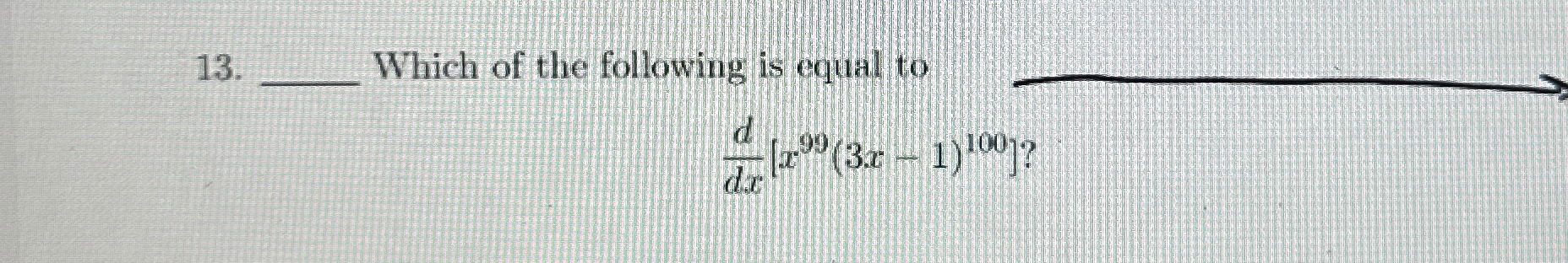 Solved ﻿Which of the following is equal | Chegg.com