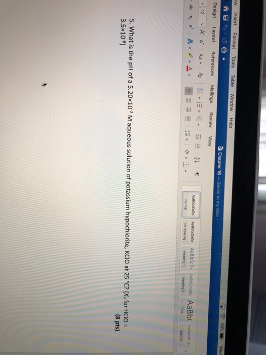 Solved ew Insert Format Tools Table Window 93% Wed Design | Chegg.com