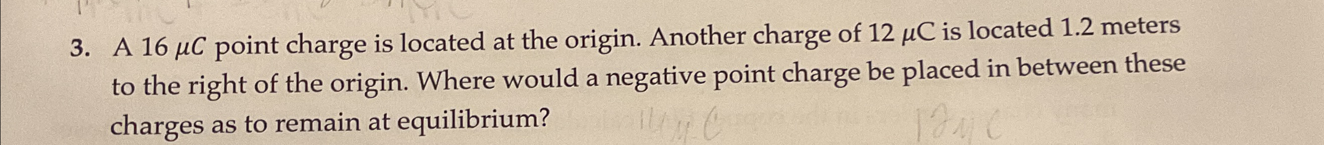 Solved A 16μC ﻿point charge is located at the origin. | Chegg.com