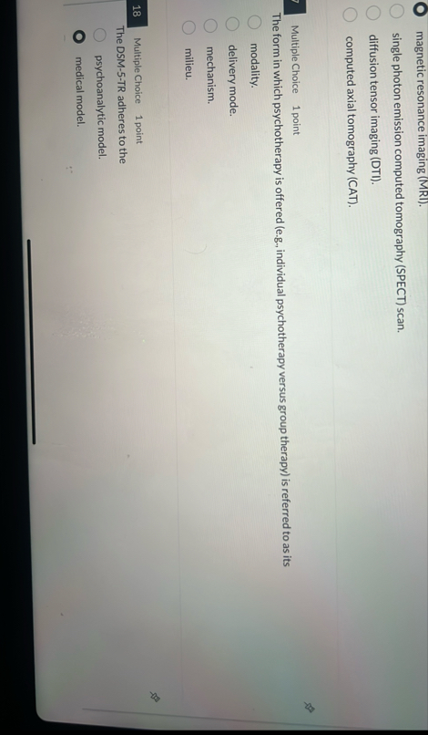 Solved the outline for how therapy should take place is | Chegg.com