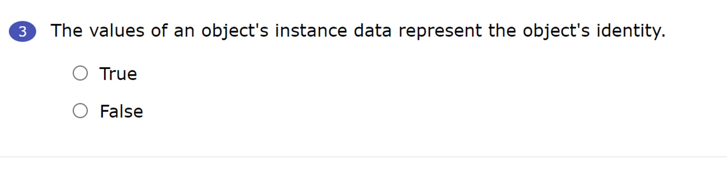 Solved The values of an object's instance data represent the | Chegg.com