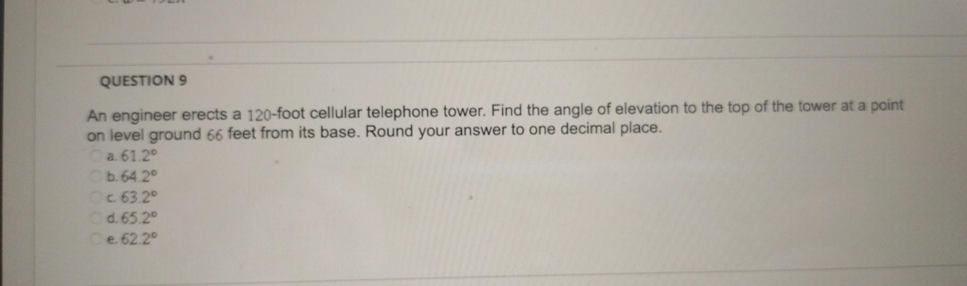 Solved An engineer erects a 120-foot cellular telephone | Chegg.com