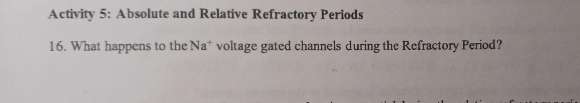 Solved Activity 5: Absolute and Relative Refractory Periods | Chegg.com