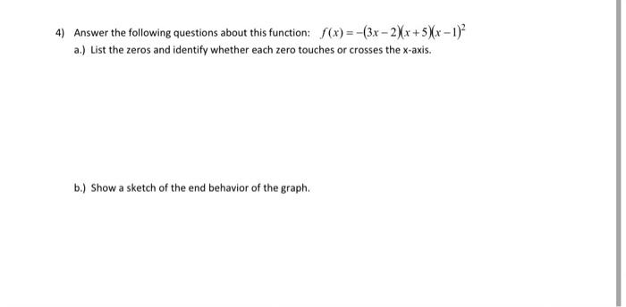Solved 4 Answer The Following Questions About This