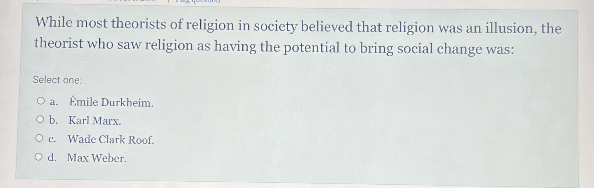 Solved While most theorists of religion in society believed | Chegg.com