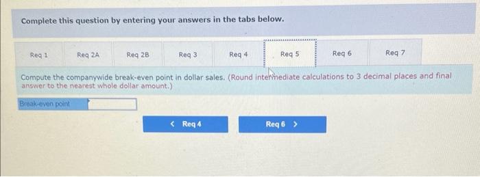 Solved Problem 7-24 (Algo) Companywide and Segment | Chegg.com