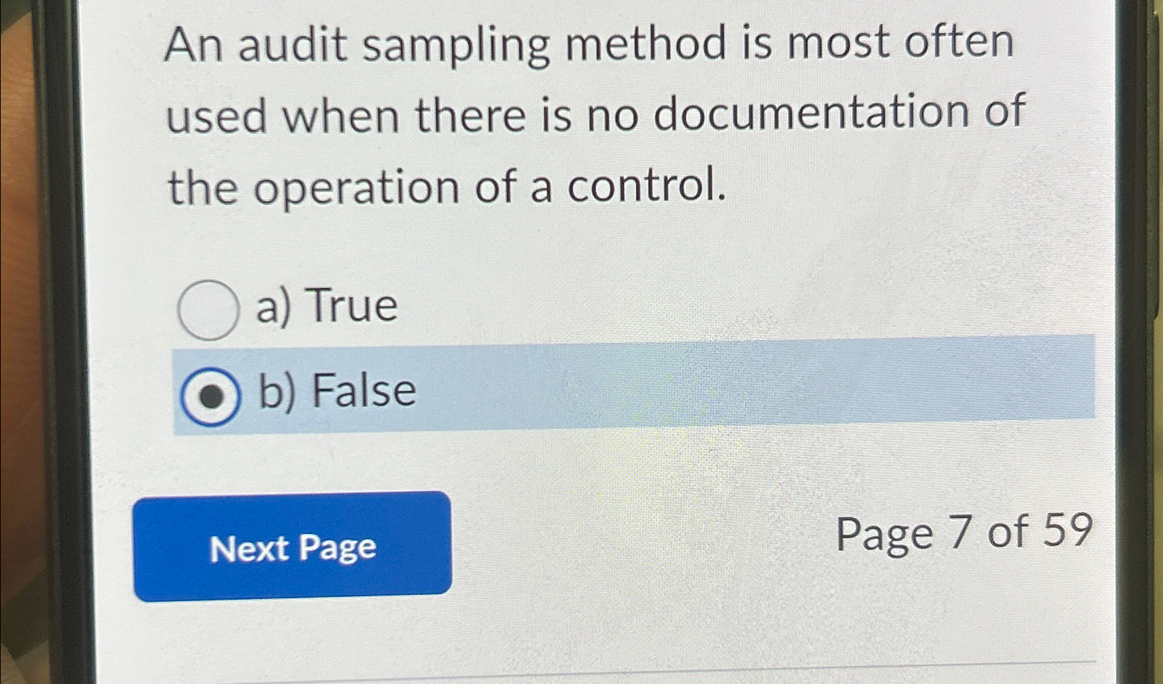 Solved An audit sampling method is most often used when | Chegg.com