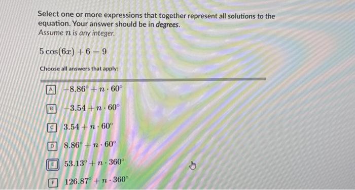 Solved Select one or more expressions that together | Chegg.com