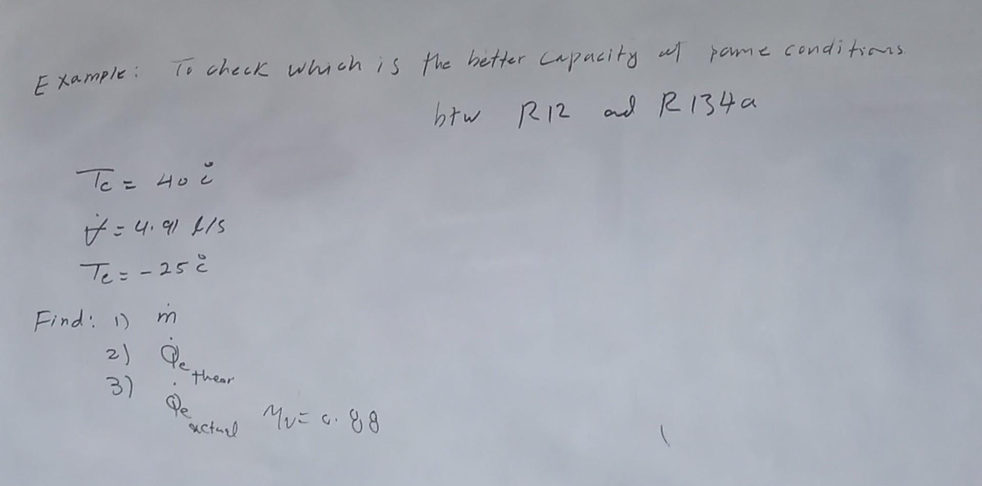 Solved Example: To check which is the better capacity of | Chegg.com