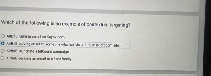 Which of the following is an example of contextual | Chegg.com