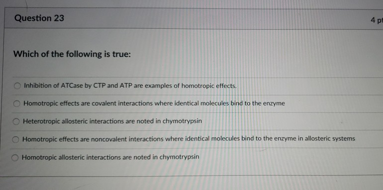 Solved Question 23 4 pi Which of the following is true: | Chegg.com