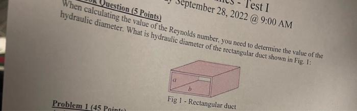 When calculating the value (5 Points) hydraulic | Chegg.com