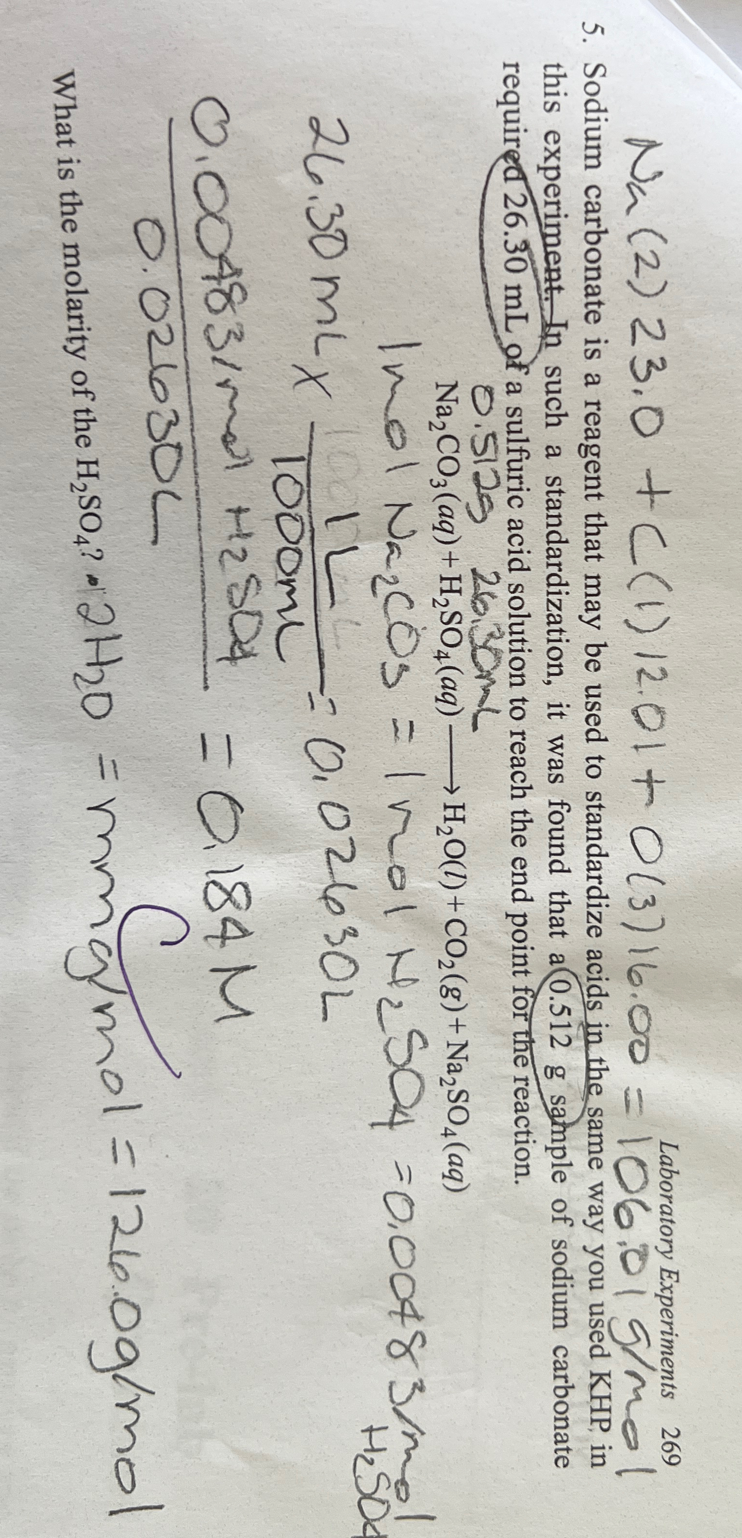 Solved Na(2)23.0+C(1)12.01+O(3)16.00=106.01gm=15. ﻿Sodium | Chegg.com