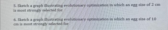 Solved 5. Sketch a graph illustrating evolutionary | Chegg.com