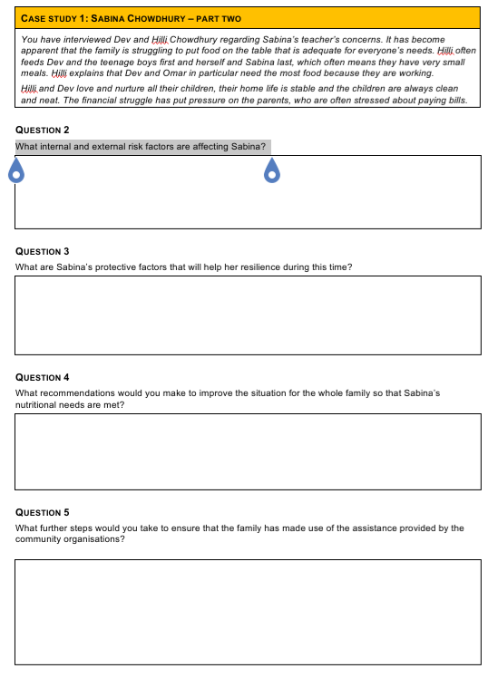 Solved CASE STUDY 1: SABINA CHOWDHURY - ﻿PART TWOYou have | Chegg.com