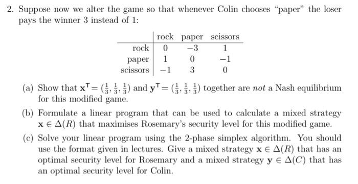 linear programming questionplease answer both part a | Chegg.com