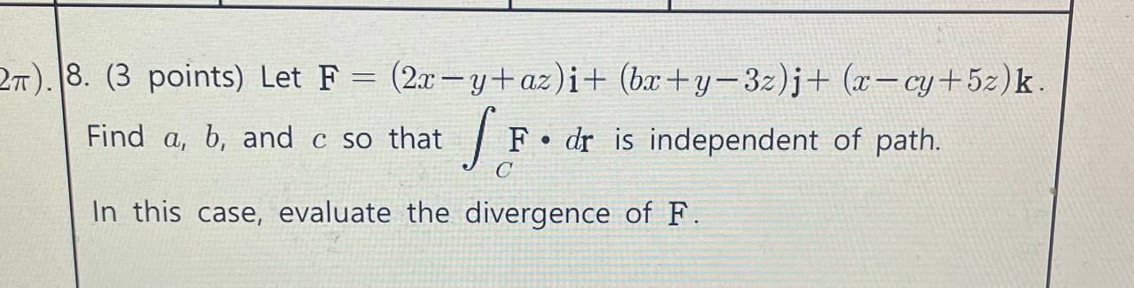 Solved (3 ﻿points) ﻿Let | Chegg.com