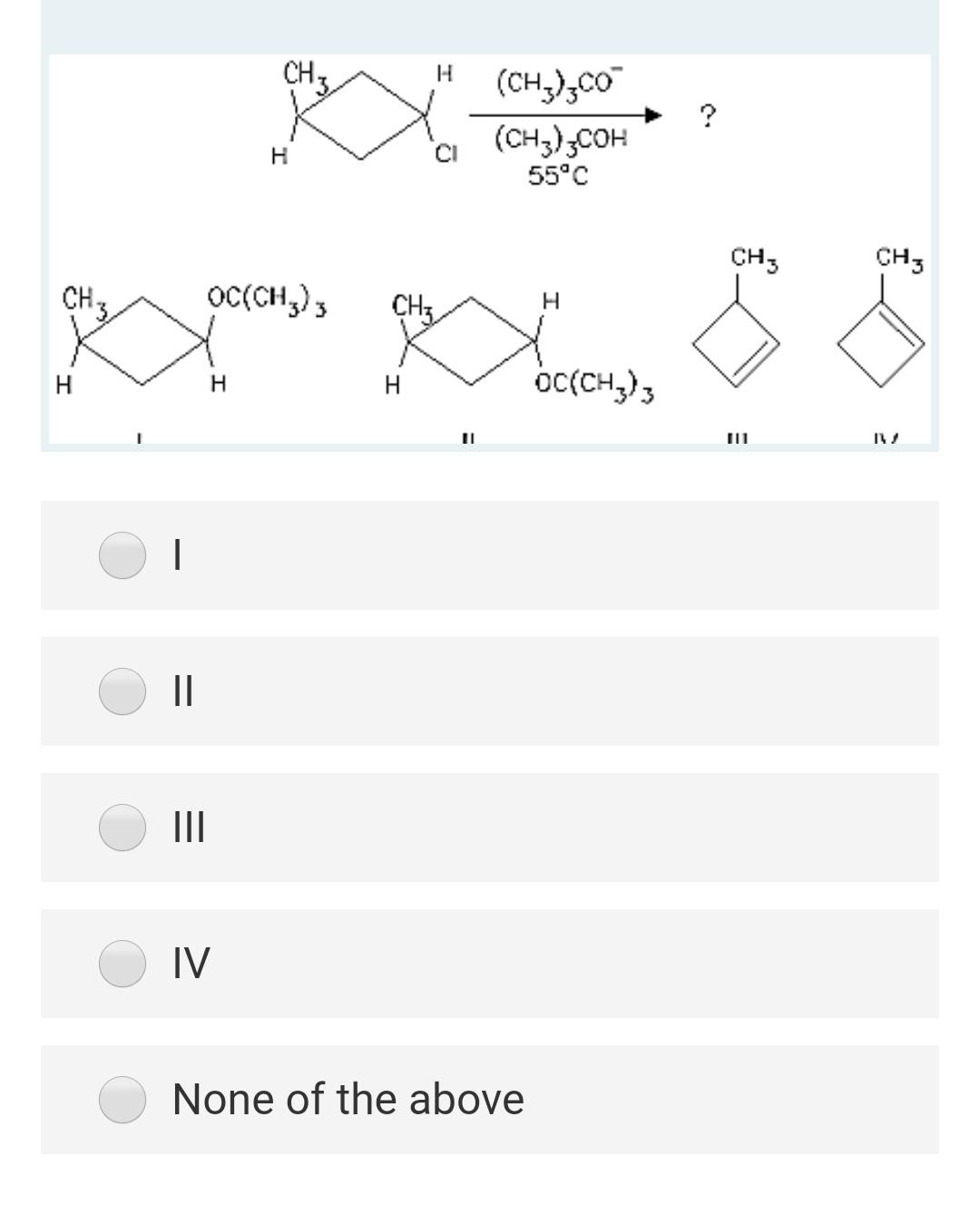 Solved CH3 H (CH3),co (CH3)2COH 55°C H CI CH3 CH3 CH | Chegg.com