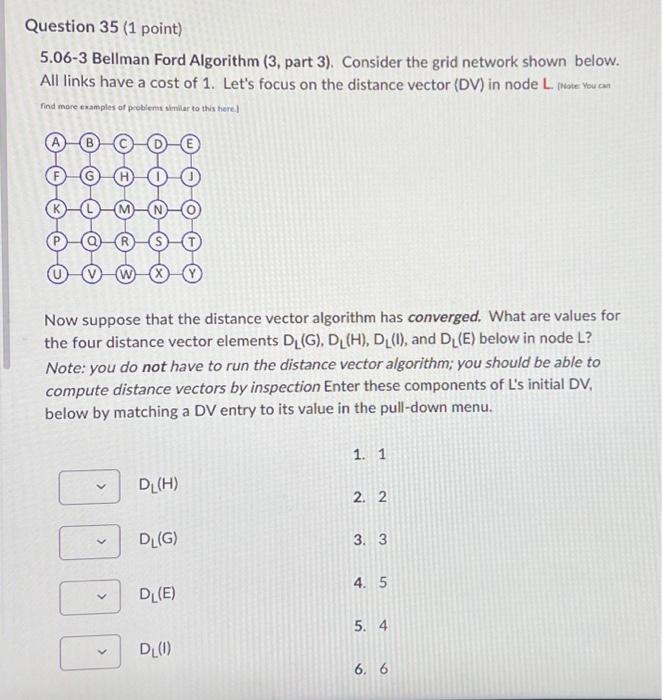 Solved 5.06-3 Bellman Ford Algorithm (3, part 3). Consider | Chegg.com