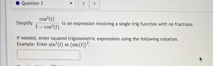 Solved Simplify 1+sec(t)1+cos(t) to a single trig function | Chegg.com