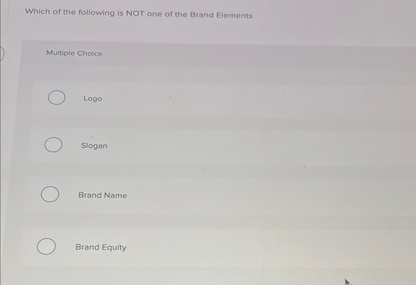 Solved Which of the following is NOT one of the Brand | Chegg.com