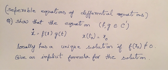 Solved Question is from Advanced differential equations . | Chegg.com