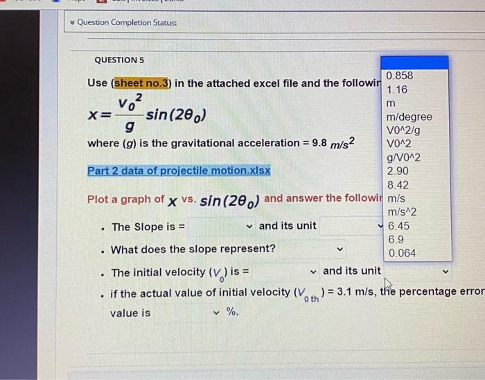Solved Use (sheet no.3) in the attached excel file and the | Chegg.com