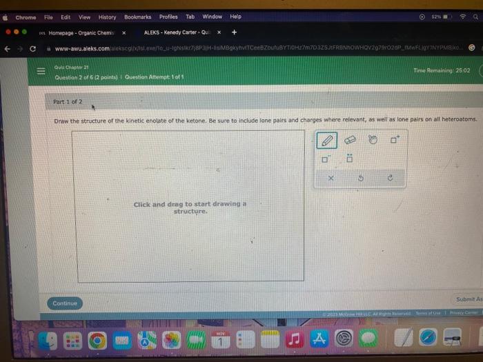 Solved The ketone shown below can enolize, resulting in two | Chegg.com