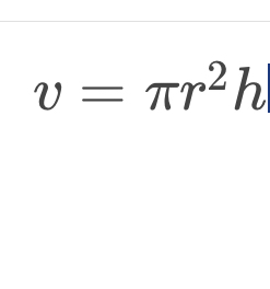 Solved v=πr2h ﻿Find dh/dt | Chegg.com
