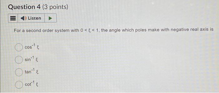 Solved Question 4 (3 points) E 2014 Listen For a second | Chegg.com