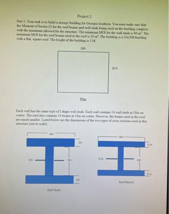 Project 2 Part 1: Your task is to build a storage | Chegg.com