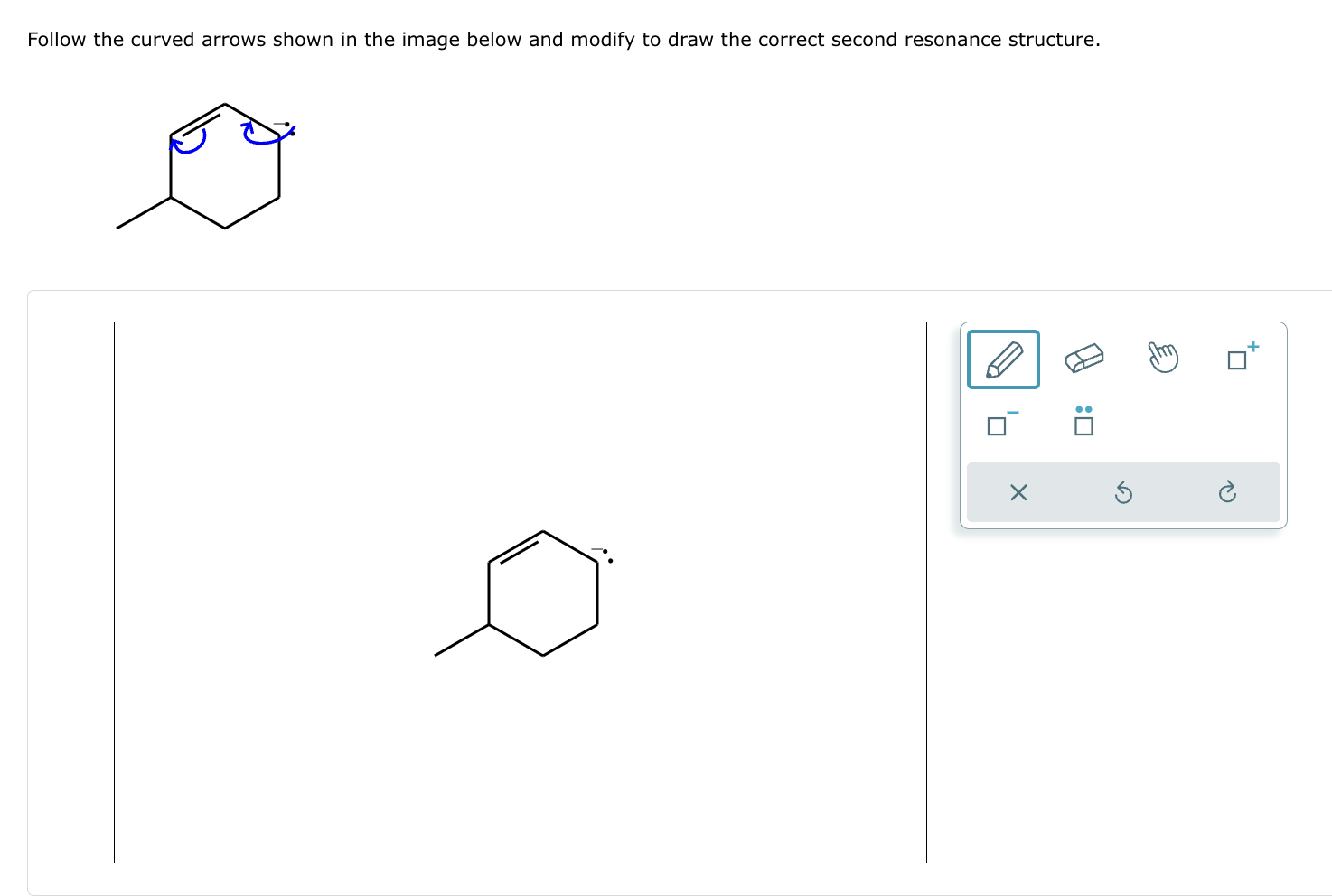 Solved Follow the curved arrows shown in the image below and | Chegg.com