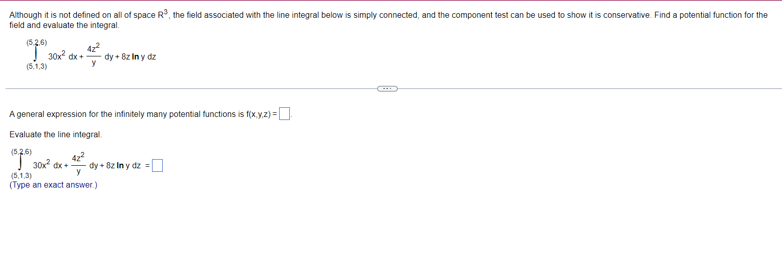Solved Although it is not defined on all of space R3, ﻿the | Chegg.com