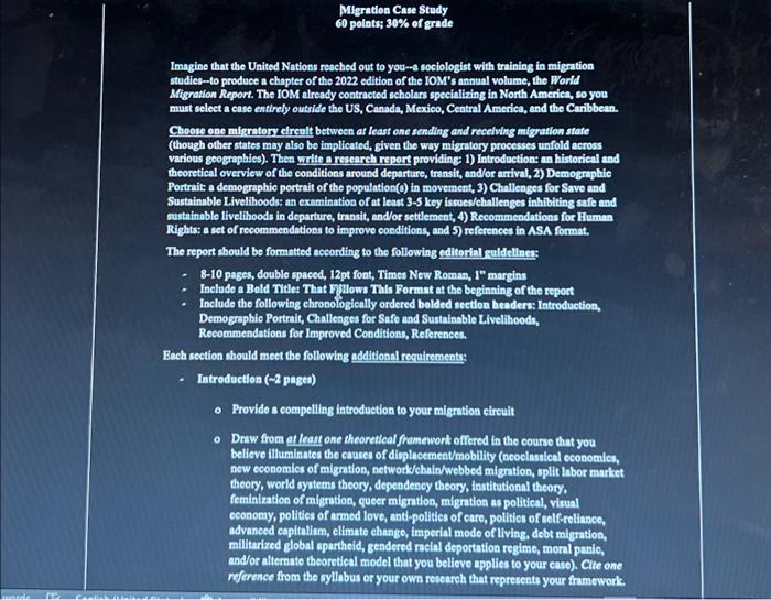 migration case study | Chegg.com