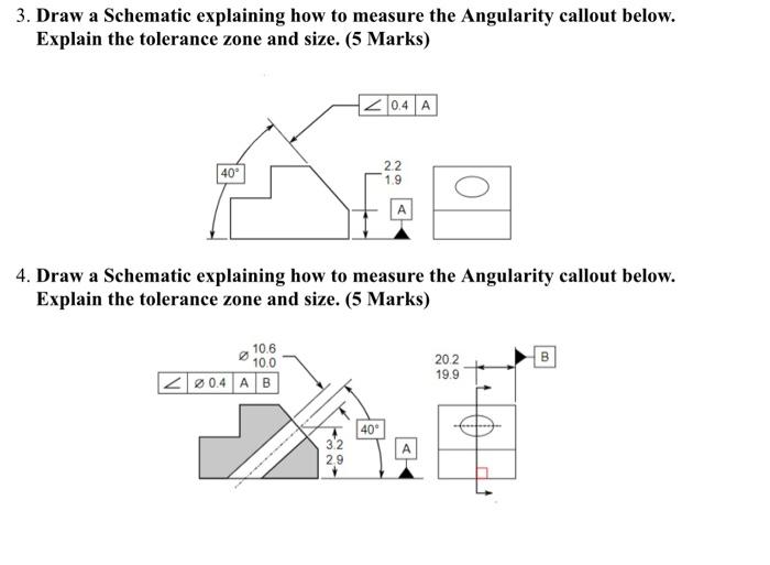 Solved 1. On the below drawing: (20 Marks) • Design a gauge | Chegg.com