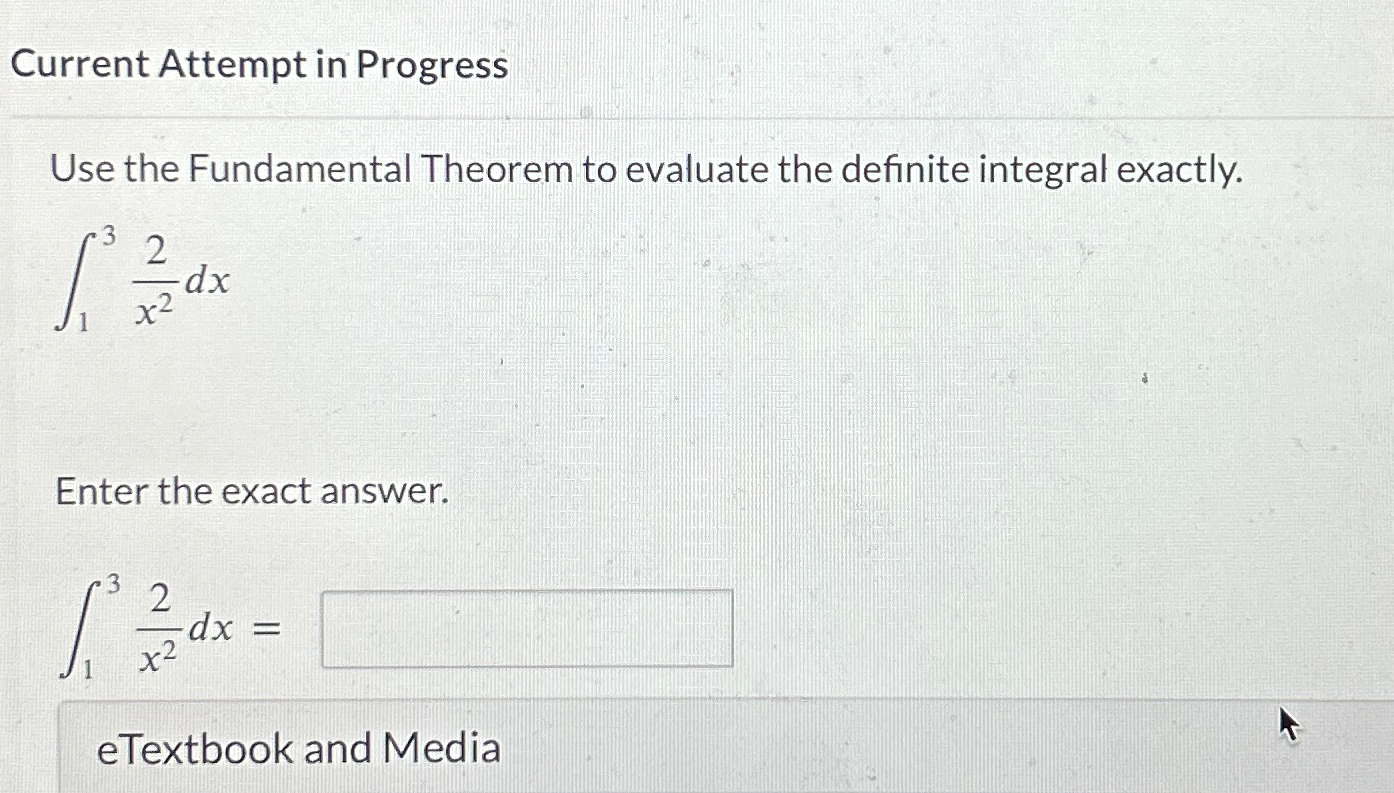 Solved Current Attempt in ProgressUse the Fundamental | Chegg.com