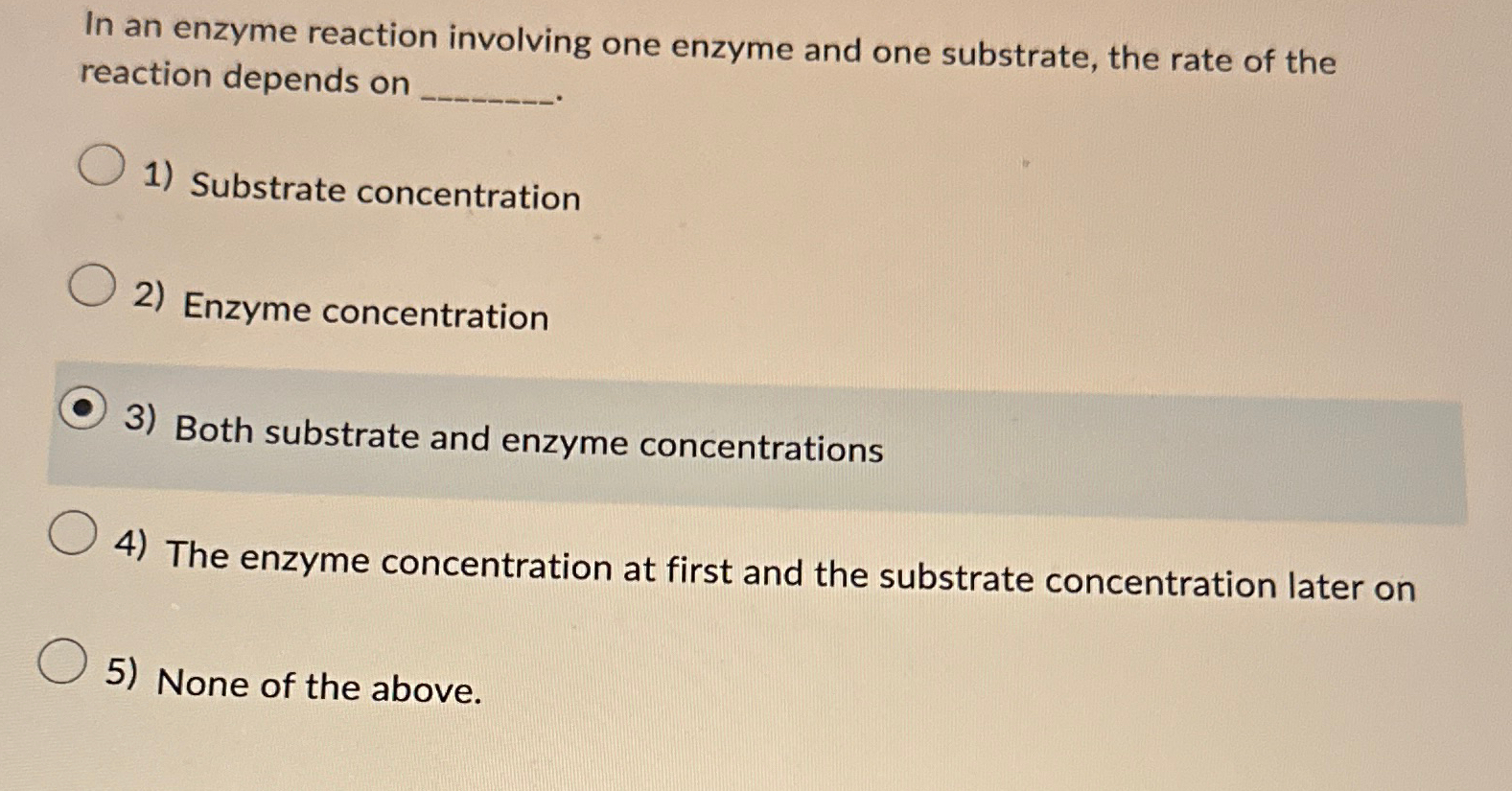 Solved In an enzyme reaction involving one enzyme and one | Chegg.com