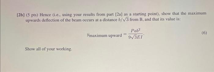 Solved OPTIONAL: Derive Elastic Curve for Beam Deflection. | Chegg.com