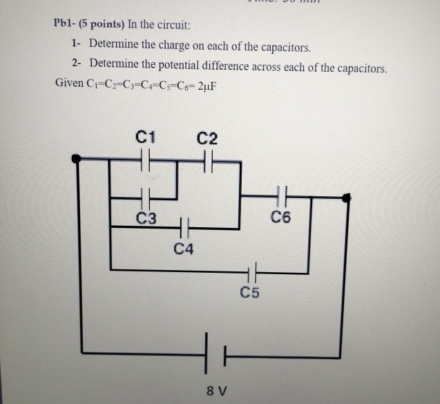 Solved Pb1- (5 ﻿points) ﻿In the circuit:1- ﻿Determine the | Chegg.com