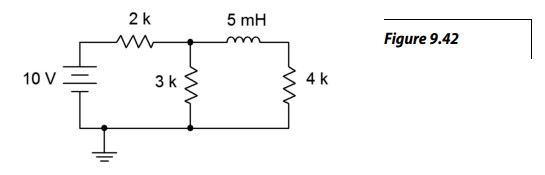 Solved Determine the initial voltage across each component | Chegg.com