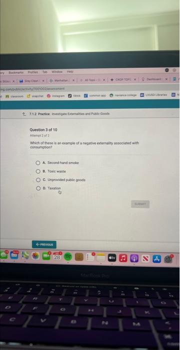 Solved Question 3 of 16 Which of these is an example of a | Chegg.com