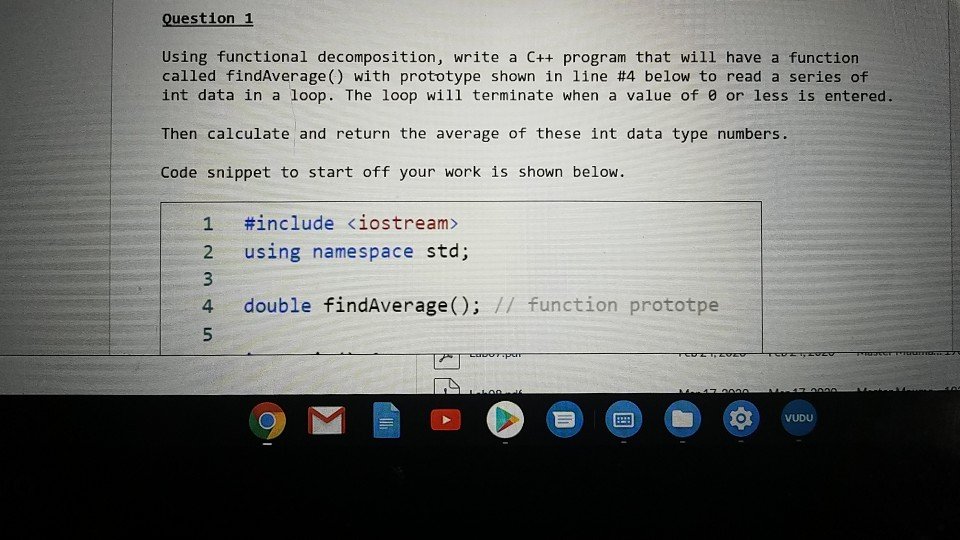Solved Question 1 Using Functional Decomposition Write A