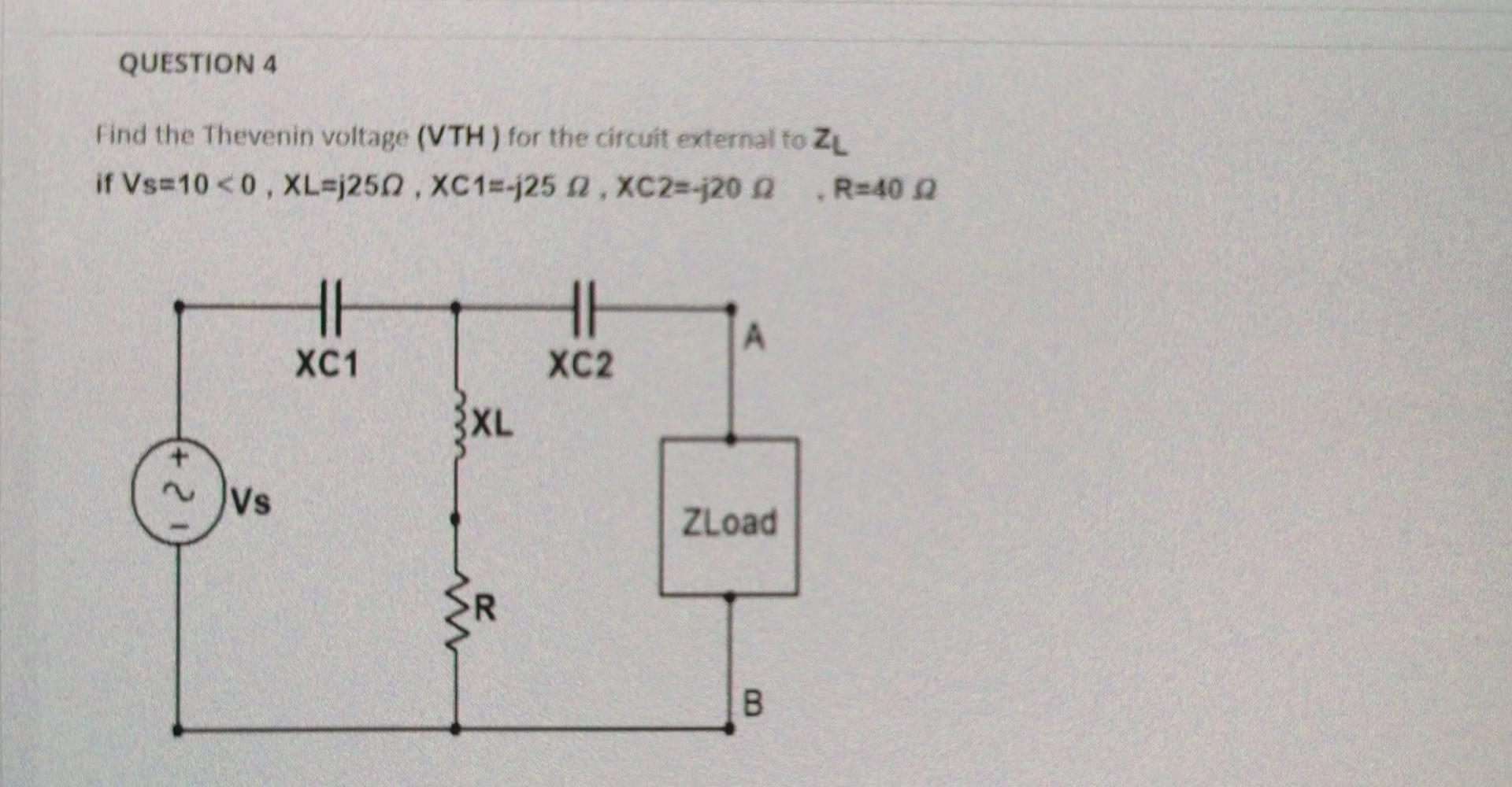 Solved In the circuit below, find the input impedance (Zin), | Chegg.com