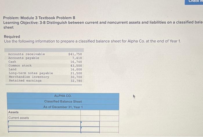 Solved Problem: Module 3 Textbook Problem 8 Learning | Chegg.com
