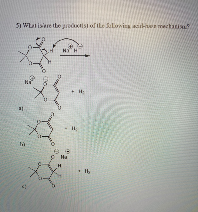 Solved 5) What is/are the product(s) of the following | Chegg.com