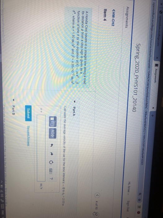Solved * openwellum.ecollege.com * Assignments | Chegg.com