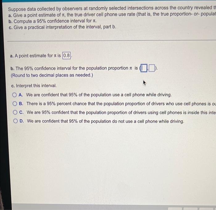 Solved Suppose data collected by observers at randomly | Chegg.com