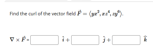 Solved Find the curl of the vector field | Chegg.com